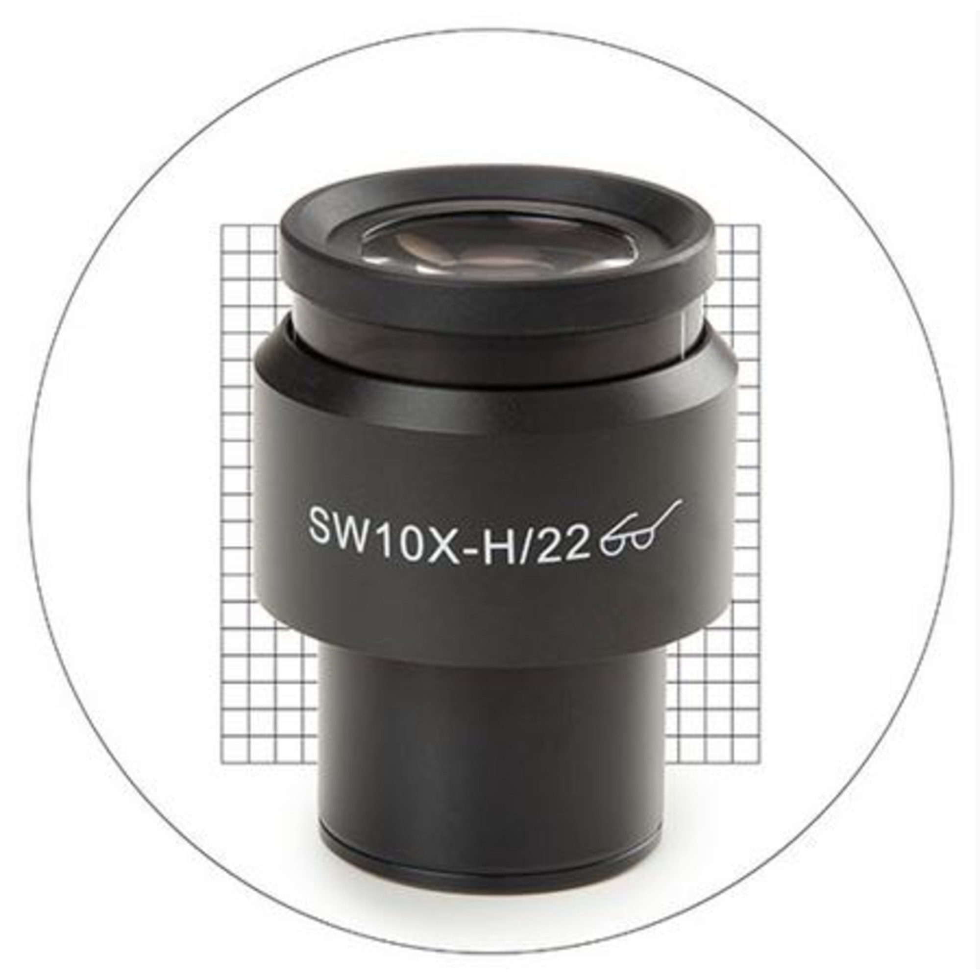 Euromex 10X/22mm, 20x20 measuring grid microscope eyepiece, Ø30mm, DX ...