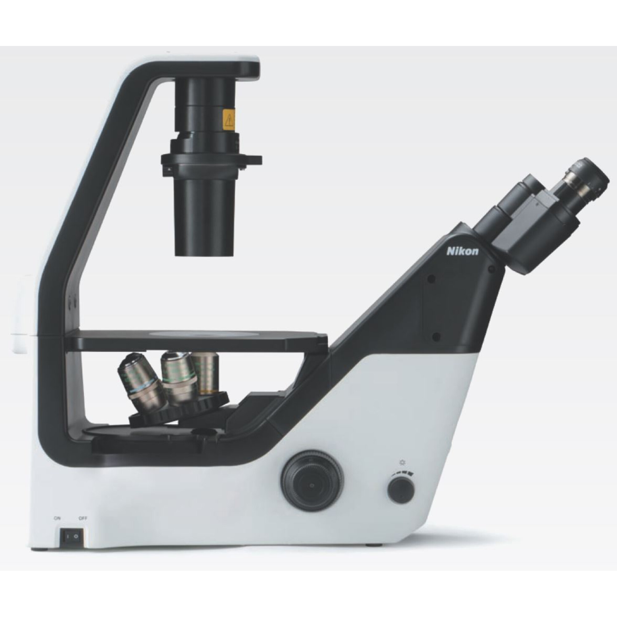 Nikon Eclipse TS2 inverted trino microscope with phase contrast ...