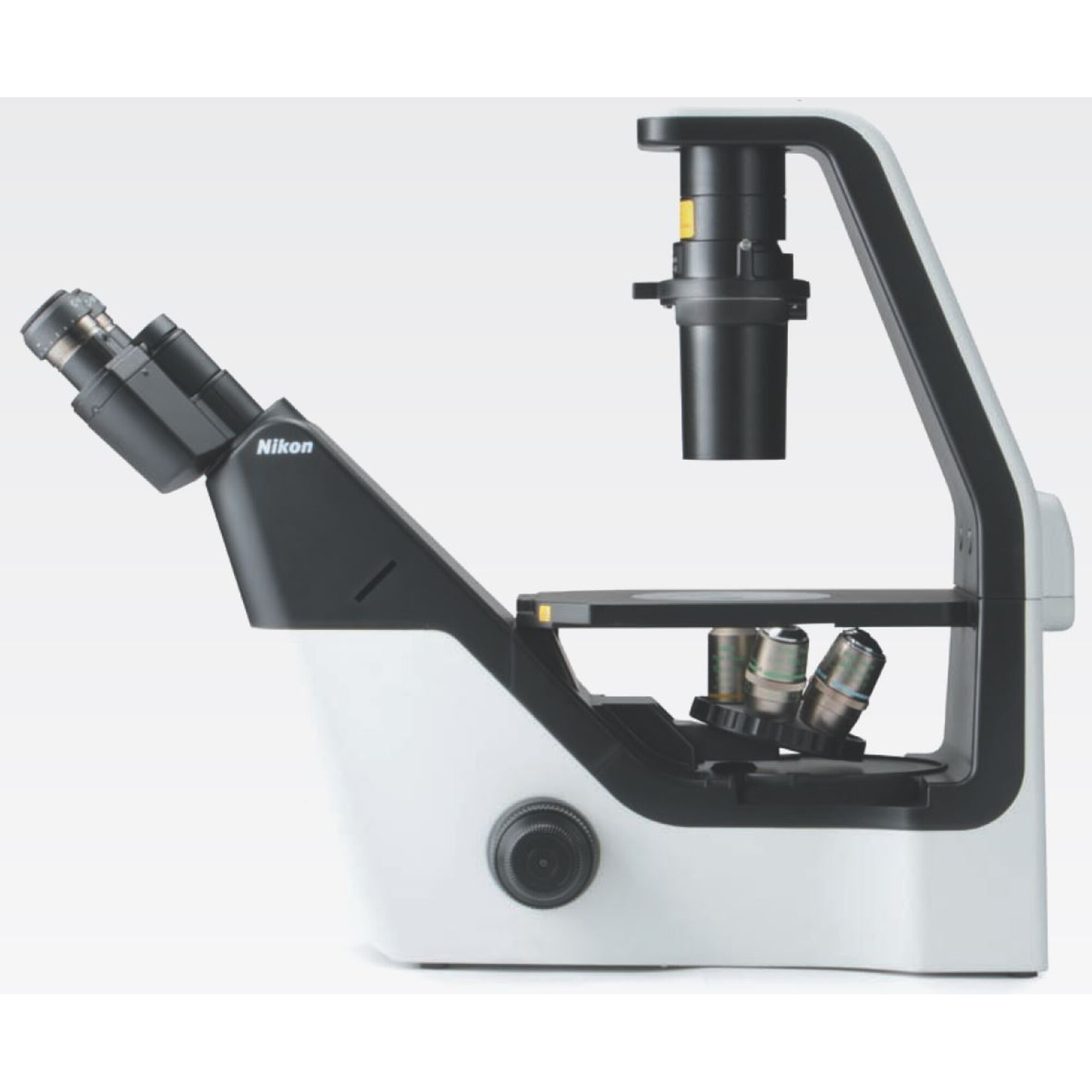 Nikon Eclipse TS2 inverted trino microscope with phase contrast ...
