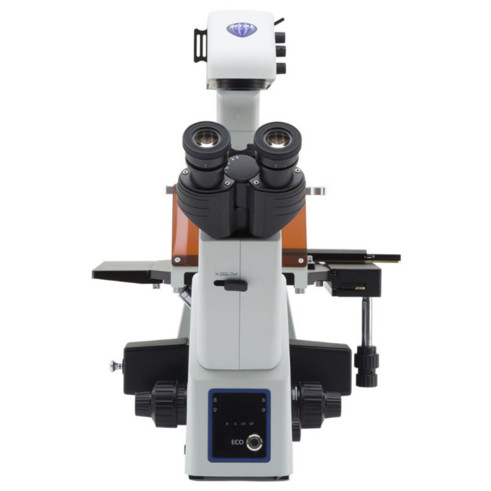 Optika Inverted microscope IM-5FLD, FL, trino, inverse, 10x24mm, AL/DL ...