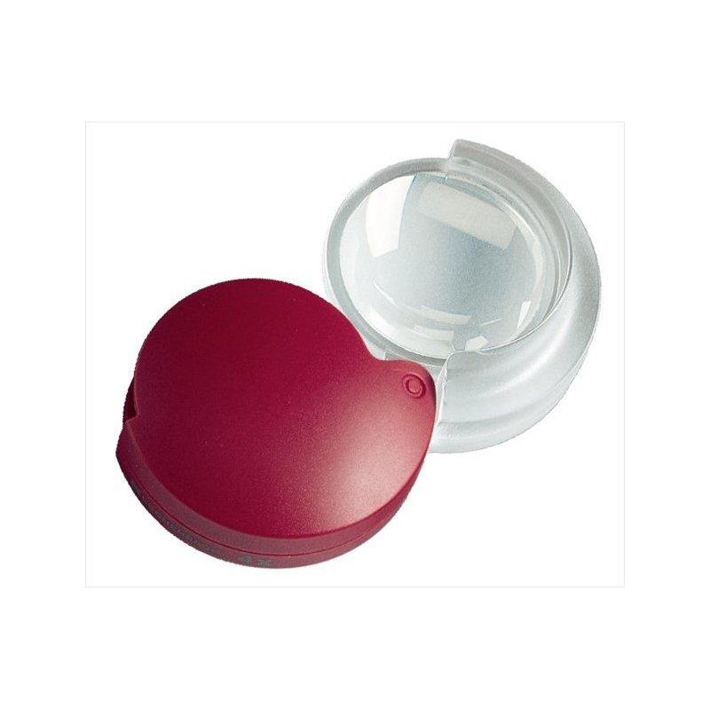 Eschenbach Magnifying glass Mobilent 4X folding magnifier, red