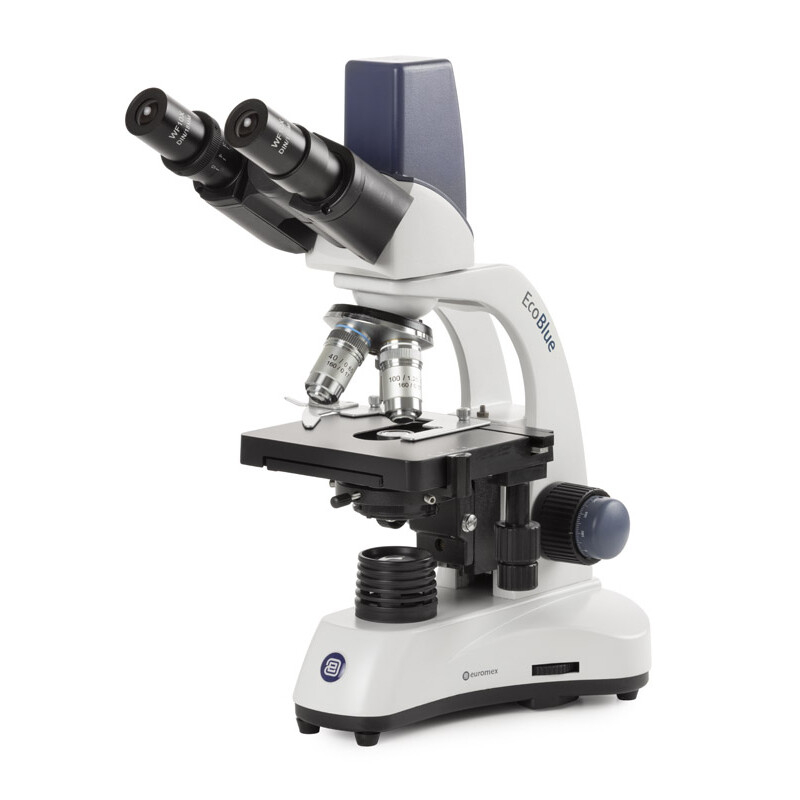Euromex Microscope EC.1157, bino, digital, 40x-1000x, DL, LED, 10x/18 mm, X-Y cross table, 5 MP